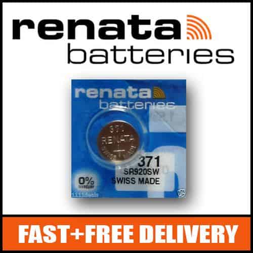 Renata Watch Batteries 315 317 321 364 371 377 379 394 395 399 1.5v 3v ...