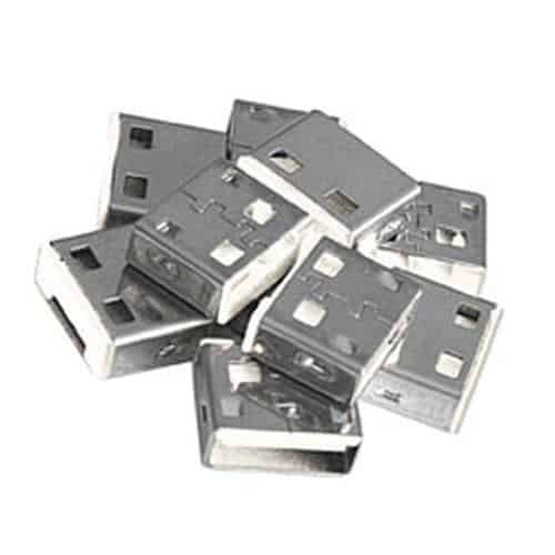 Lindy USB Port Blocker (without key) - Pack of 10, Colour Code: White