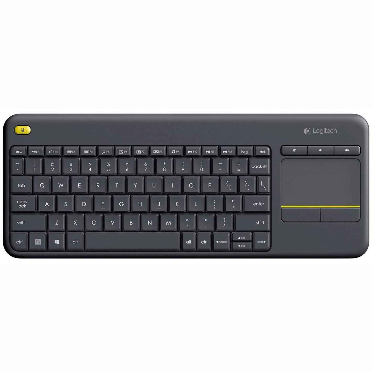 Logitech Wireless Touch Keyboard K400 Plus | Quzo UK