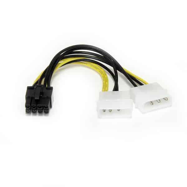 StarTech.com 6in LP4 to 8 Pin PCI Express Video Card Power Cable