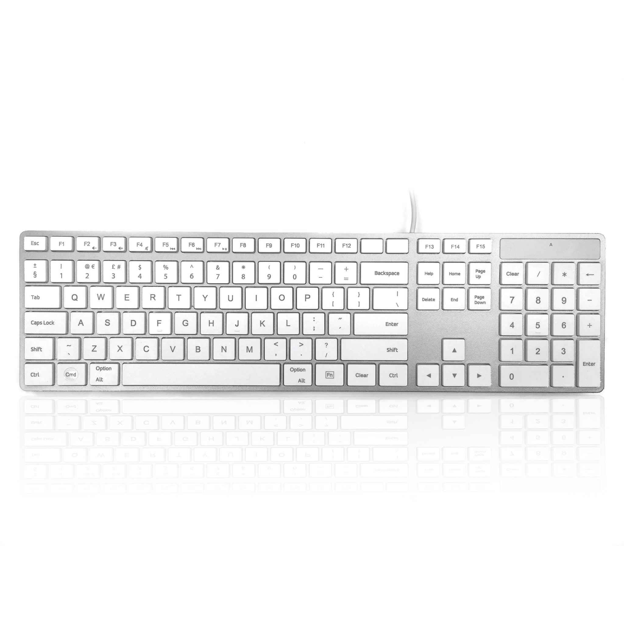 Accuratus KYBAC301USBCMAC keyboard Universal USB QWERTY UK