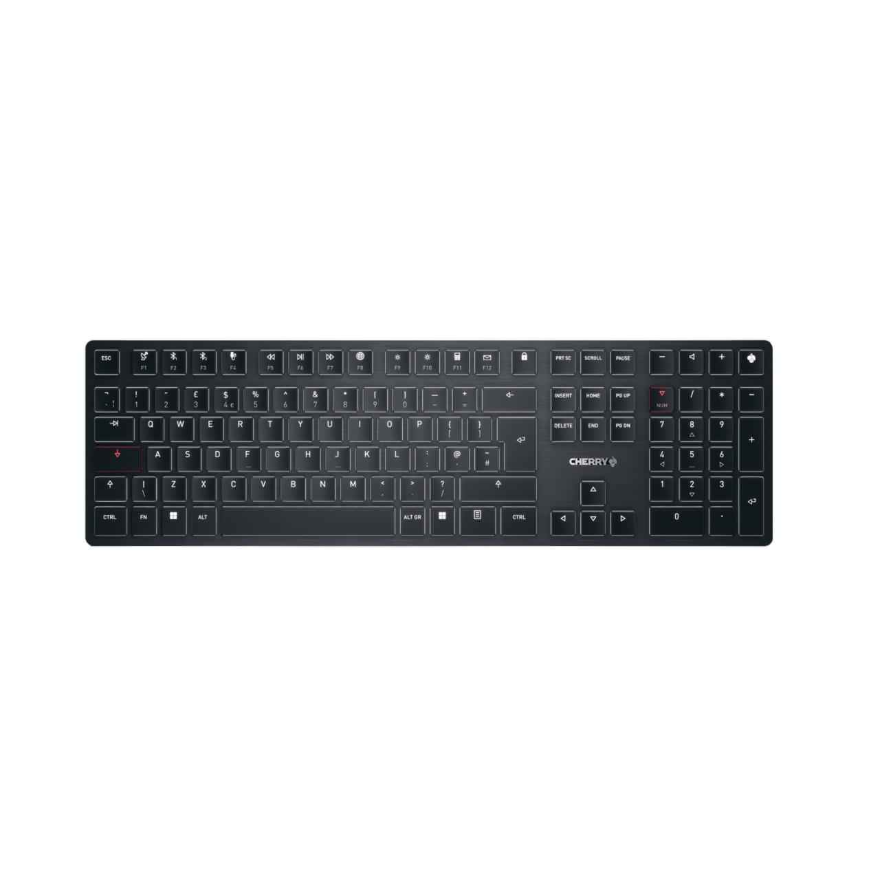 CHERRY KW X ULP keyboard Universal USB + RF Wireless + Bluetooth