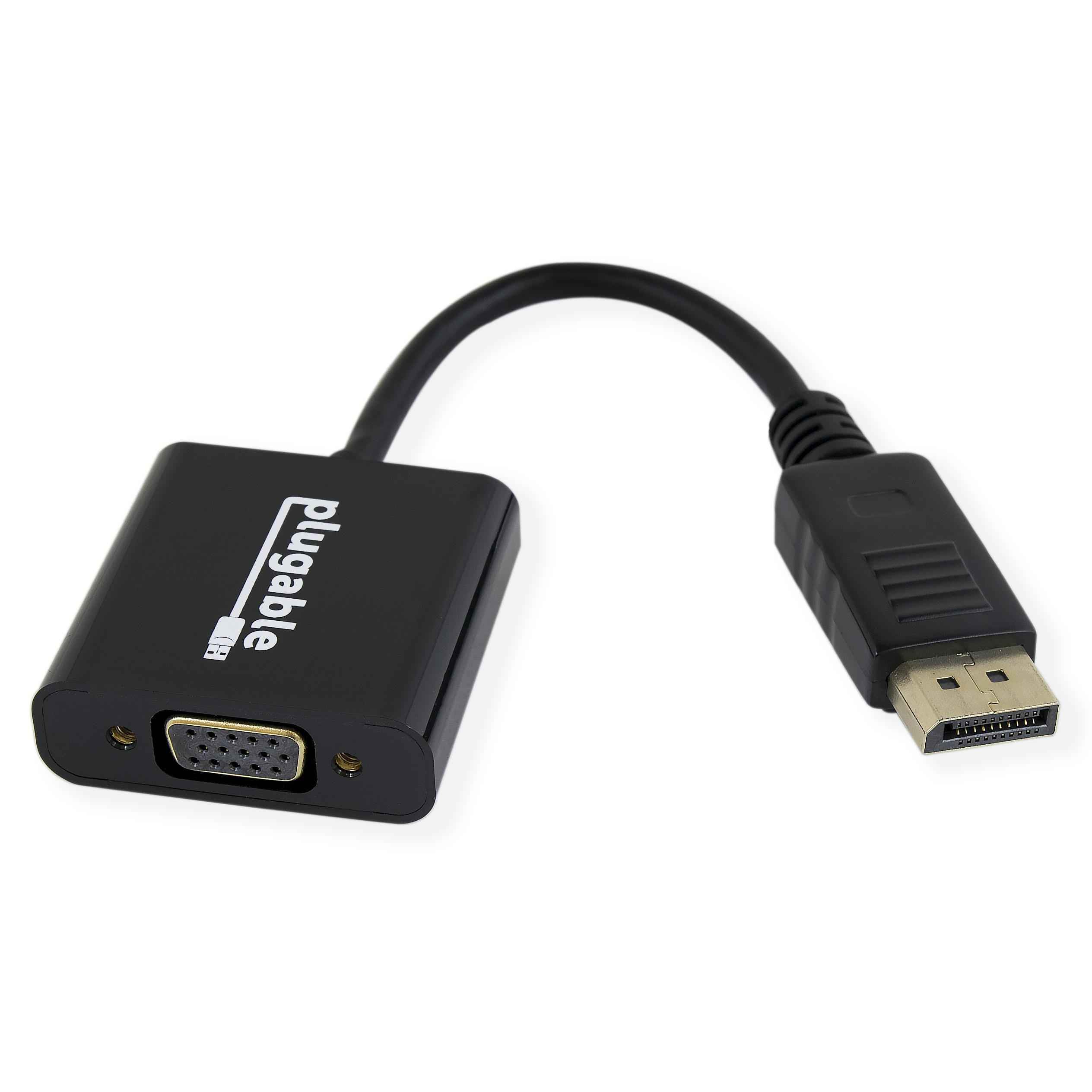 Plugable Technologies DisplayPort to VGA Adapter Active DP/DP++ to