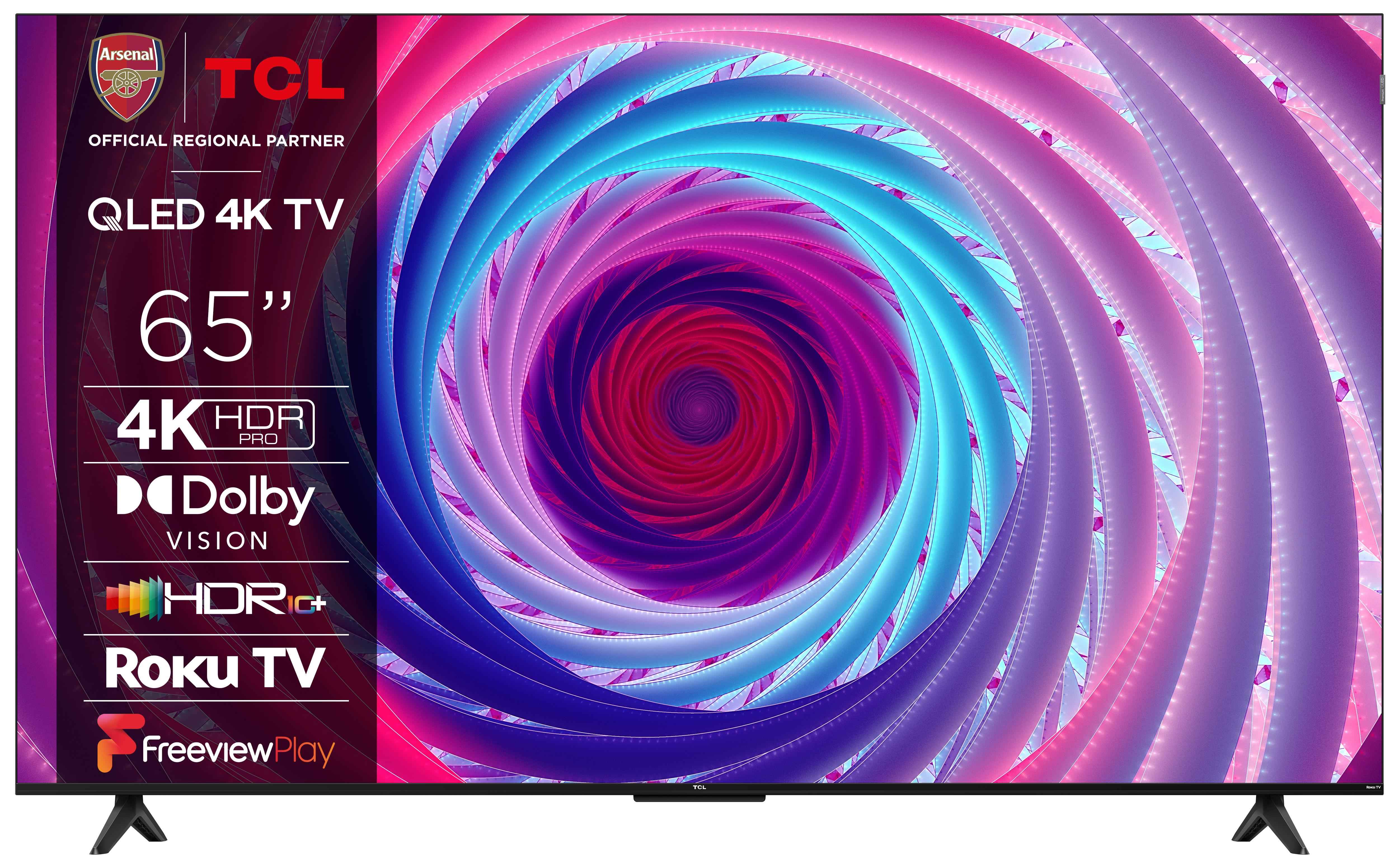 TCL 65RC650K TV 165.1 cm 65 4K Ultra HD Smart TV WiFi Black 450