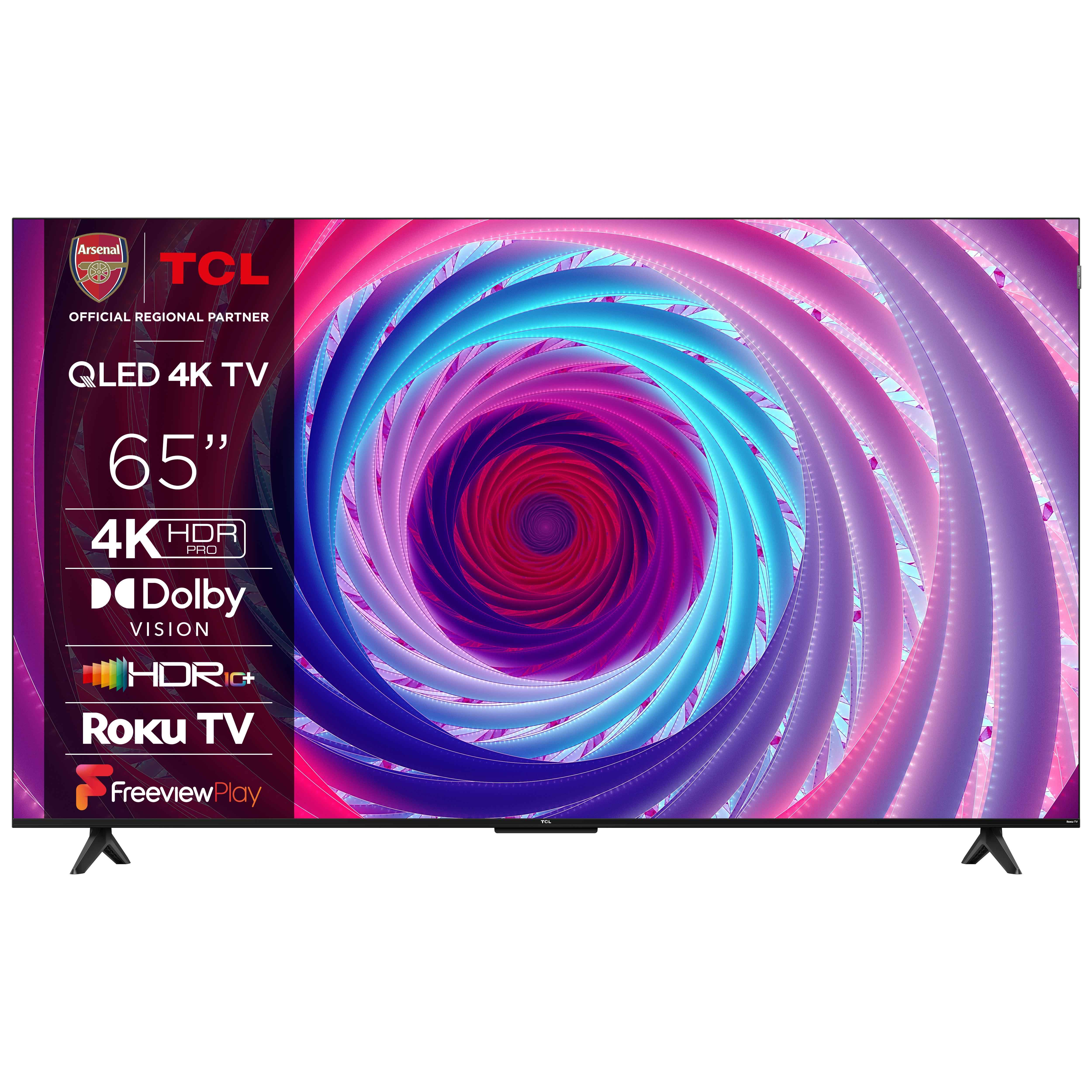 TCL 65RC650K TV 165.1 cm 65 4K Ultra HD Smart TV Wi Fi Black 450 cd m