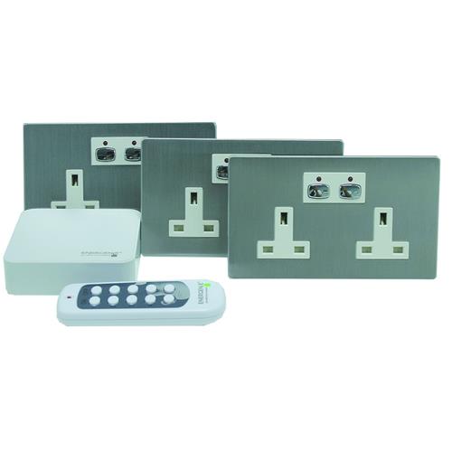 EnerGenie MIHO041. Product colour: Stainless steel