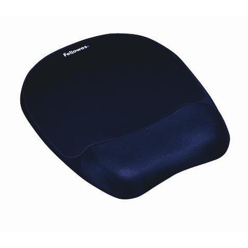 Fellowes Memory Foam Mouse Pad/Wrist Rest Sapphire