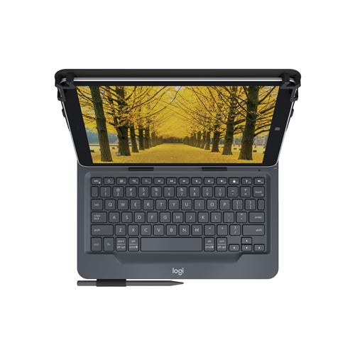 Logitech Universal Folio with integrated keyboard for 910 inch