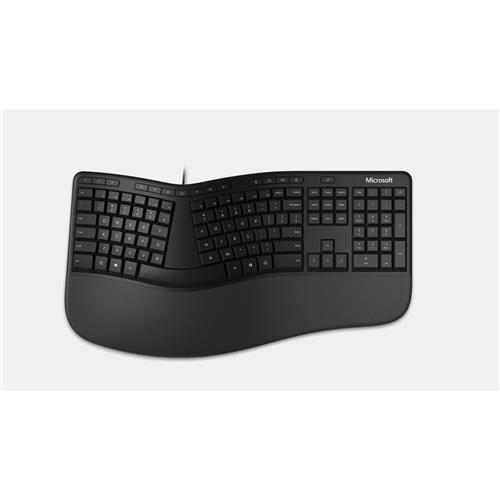 Microsoft Ergonomic keyboard Office USB QWERTY Black