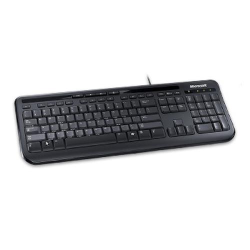 Microsoft Wired 600, Black keyboard Universal USB QWERTY UK