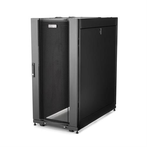 StarTech.com 4Post 25U Server Rack Cabinet, Lockable 19" Data Rack
