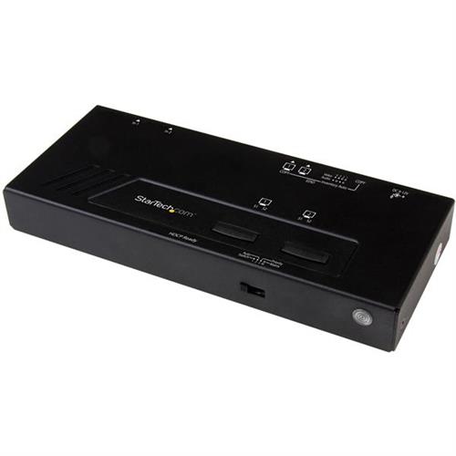 StarTech.com 2x2 HDMI Matrix Switch 4K with Fast Switching and