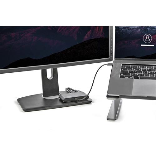 StarTech.com DualMonitor Thunderbolt Mini Dock, 4K 60Hz DisplayPort,