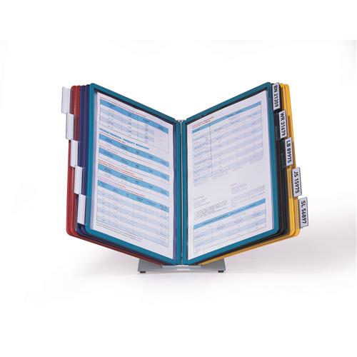 Durable VARIO document display carousel Desk Portrait A4