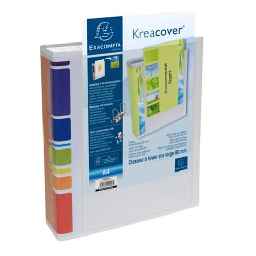 Exacompta 200802H ring binder A4 White | In Stock | Quzo UK