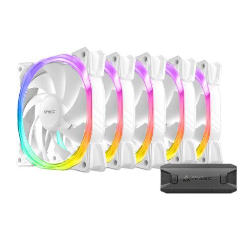 Antec Fusion 120 ARGB W_5PK Computer case Fan 12 cm White