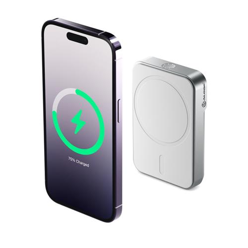 ALOGIC Matrix 5000mAh Wireless Power Bank - White | In Stock