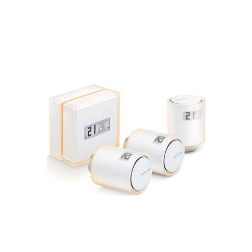 Netatmo Pack: Smart Thermostat + 3 Additional Smart Radiator Valves