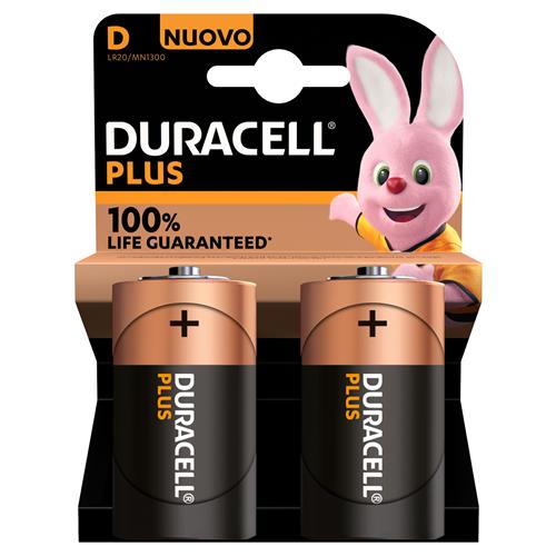 Duracell Plus 100 D Single-use battery Alkaline | In Stock