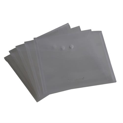 Rexel Ice Popper Wallet Landscape A4 Clear (5) | In Stock