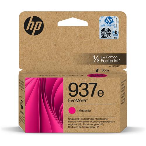 HP 937e EvoMore Magenta Original Ink Cartridge | In Stock