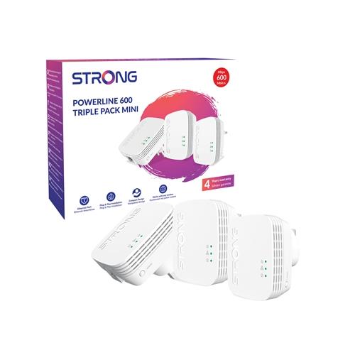 Strong POWERL600TRIMINIUK AV600 Mini Powerline Kit Triple Pack (3 Strong POWERL600TRIMINIUK AV600 Mini Powerline Kit Triple Pack (3