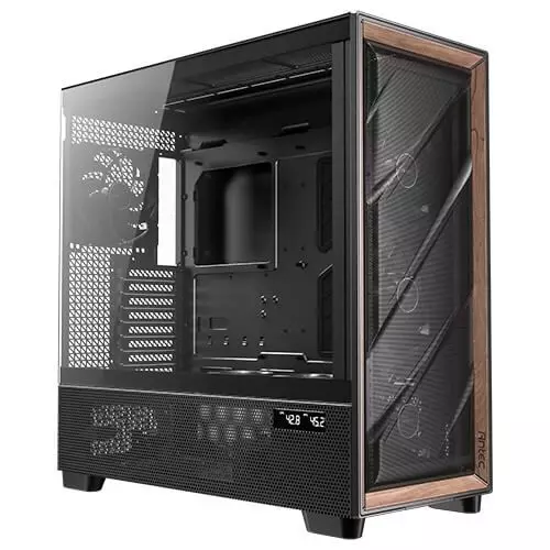 Antec FLUX PRO EUV Full Tower Black, Wood | In Stock
