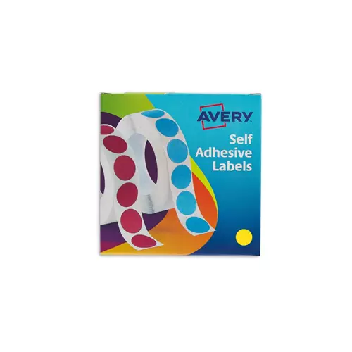 Avery 24-508 decorative sticker Paper Yellow 1120 pc(s)
