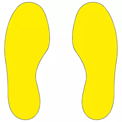 Beaverswood Warehouse Floor Signal Markers Feet Symbol H300mmxW100mm