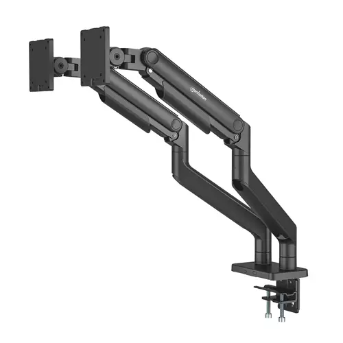 Manhattan Dual Desk Mount for TV & Monitor Mounts (Full Motion