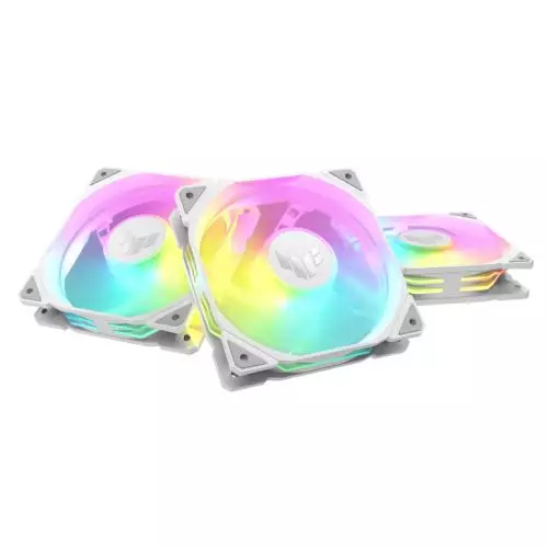 ASUS TUF GAMING TR120 ARGB REVERSE 3IN1 White Computer case Air cooler