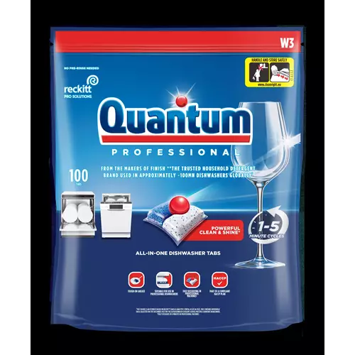 Quantum Professional All In One Dishwasher Tablets (Pack 100)