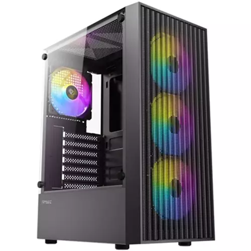 Antec AX27 RGB Midi Tower Black | In Stock | Quzo UK