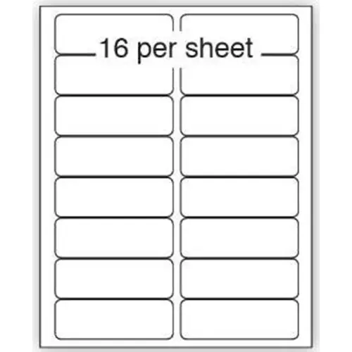 Purely Everyday A4 Matte Finish Labels 99.1x34mm 16 Per Sheet Box 100