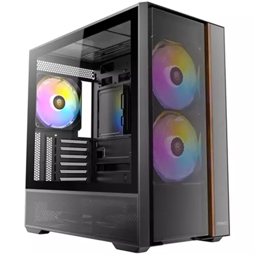 Antec FLUX REAR Midi Tower Black | In Stock | Quzo UK