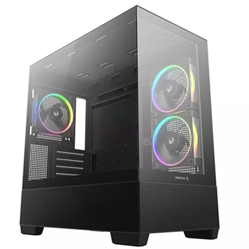 DeepCool CG380 3F Midi Tower Black | In Stock | Quzo UK