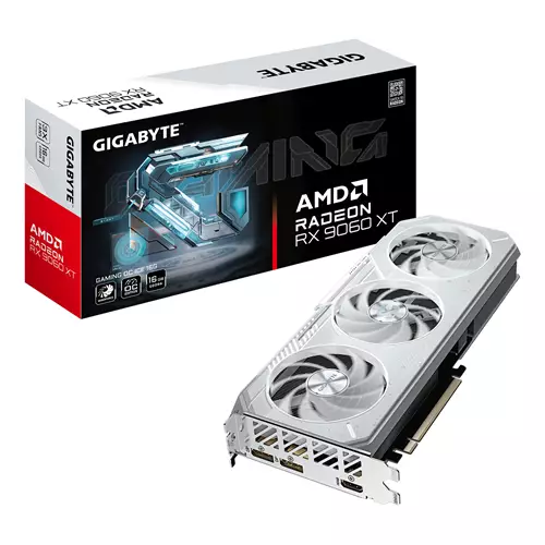 GIGABYTE GAMING Radeon RX 9060 XT OC ICE 16G Graphics Card 16GB