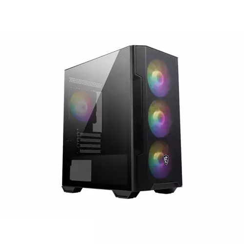 MSI MAG Forge M100R Midi Tower Black, Transparent | In Stock
