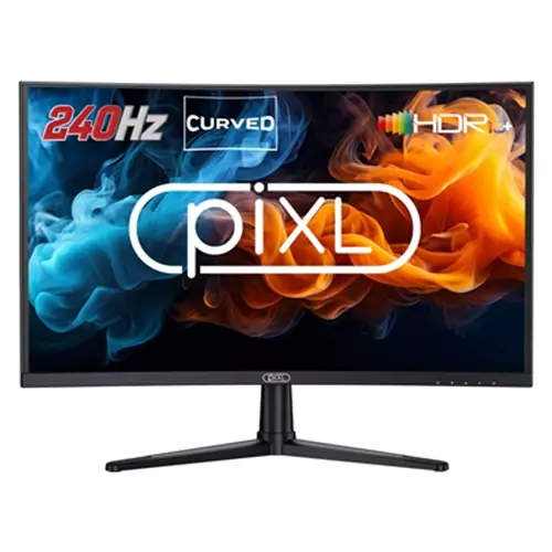 piXL PX27CC301B 27 Inch 240Hz HDR 10+ Full HD Curved Gaming Monitor